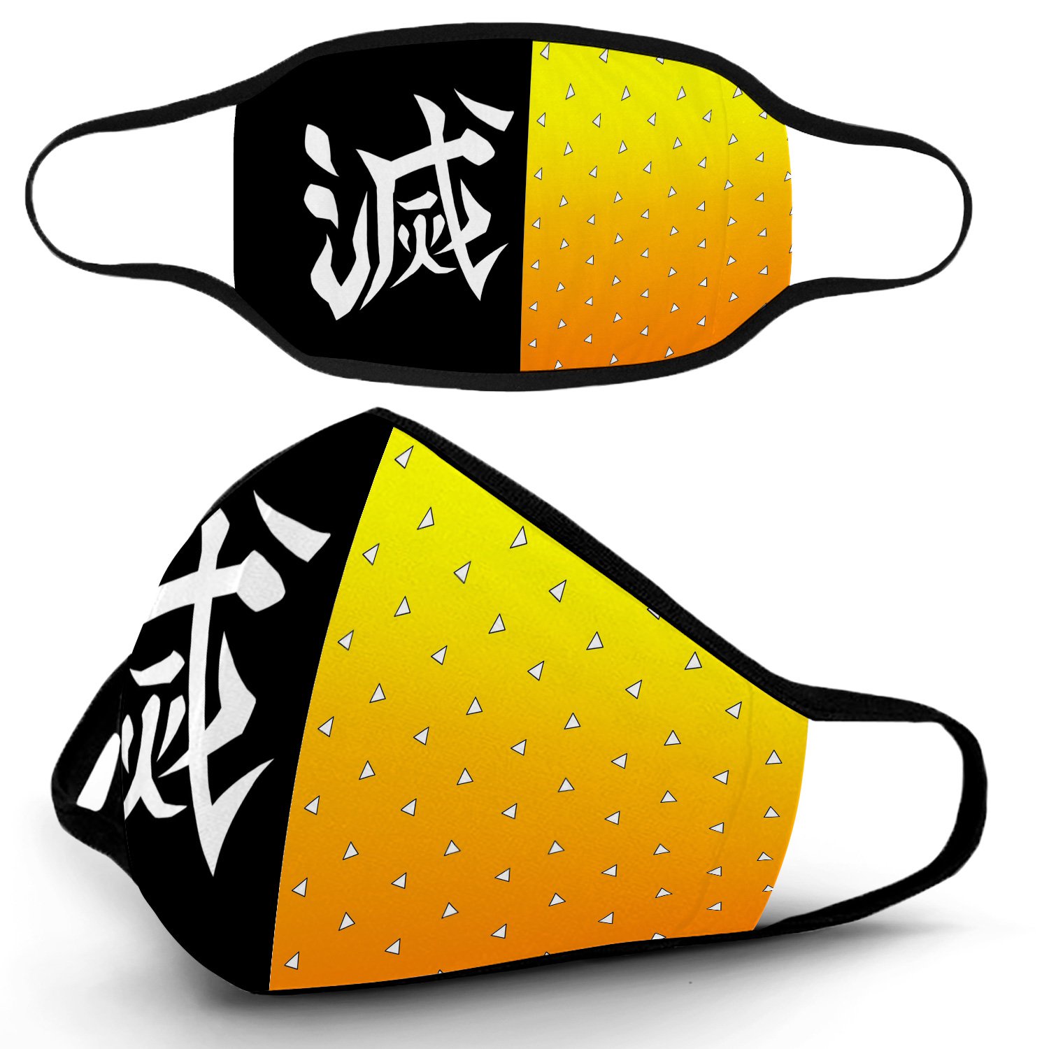 Zenitsu Agatsuma Kanji Face Mask PM2.5 Filters