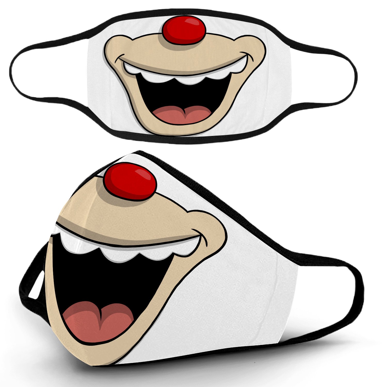 Krusty the Clown Face Mask PM2.5 Filters