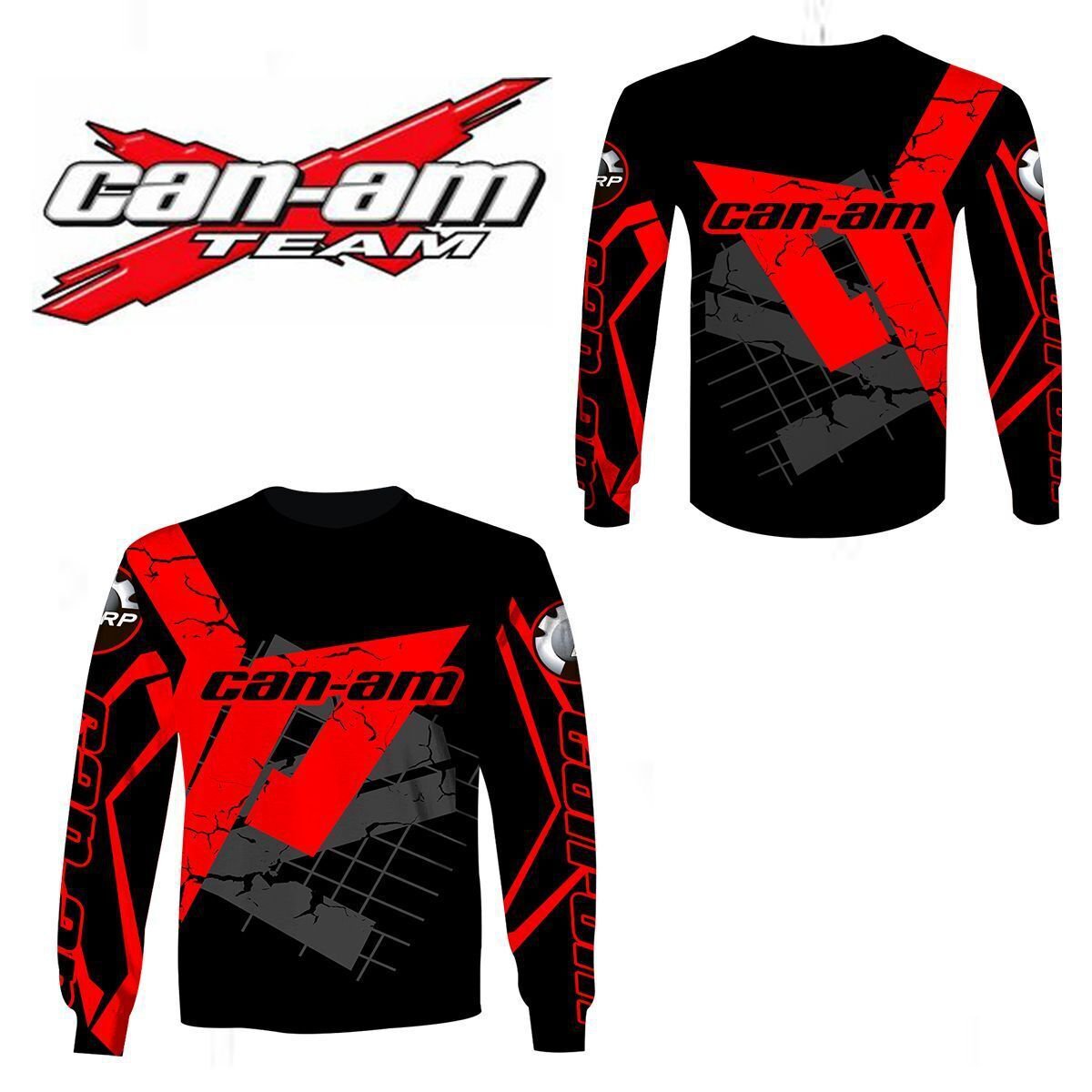 Can-Am Team Black & Red Sweatshirt