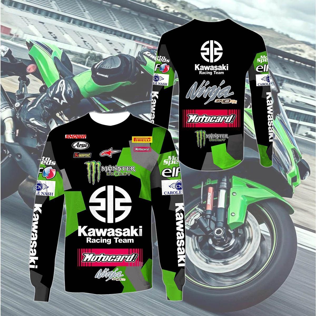 Kawasaki Racing Team Monster Energy Sweatshirt