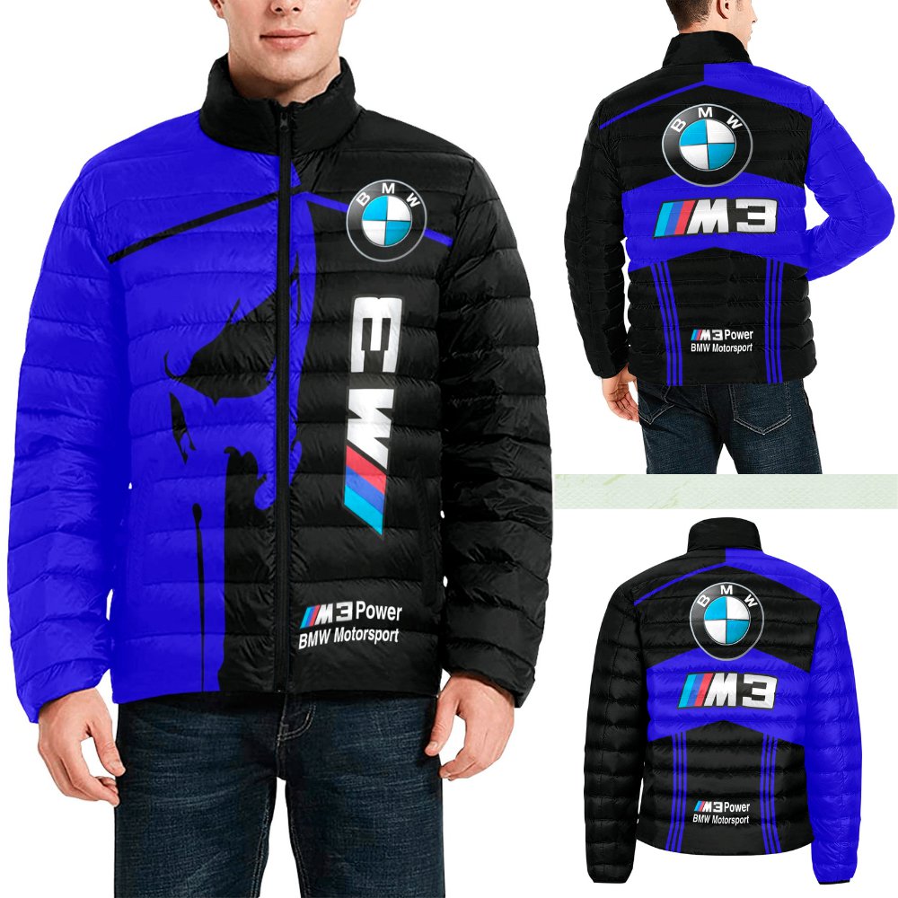 BMW M3 Power Skull Collar Padded Jacket