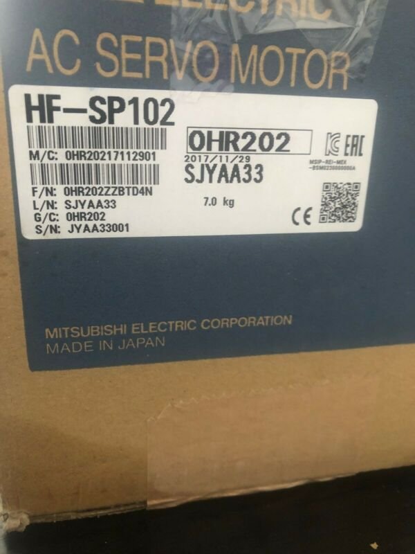Mitsubishi SERVO MOTOR HF-SP102 HFSP102 new