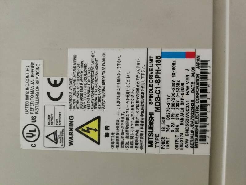 Mitsubishi servo driver MDS-C1-SPH-185 MDSC1SPH185 refurbished