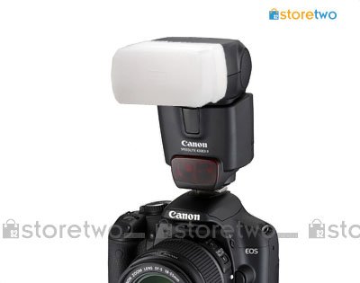 Flash Bounce Diffuser Cap for Canon Speedlite 430EX II, 430EX