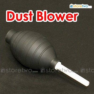 Rubber Hurricane Dust Blower Bulb Air Pump Long Nozzle (Black)