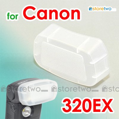 Flash Bounce Diffuser Cap for Canon Speedlite 320EX