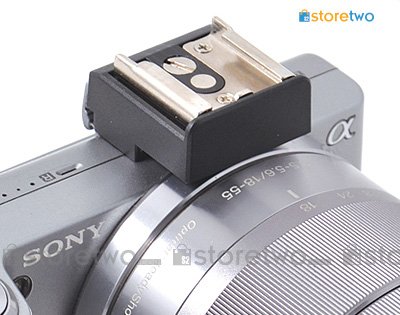 Flash Hotshoe Adapter for Sony NEX Smart Accessory Terminal fits Light ...