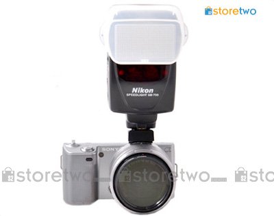 Flash Hotshoe Adapter for Sony NEX Smart Accessory Terminal fits Light ...