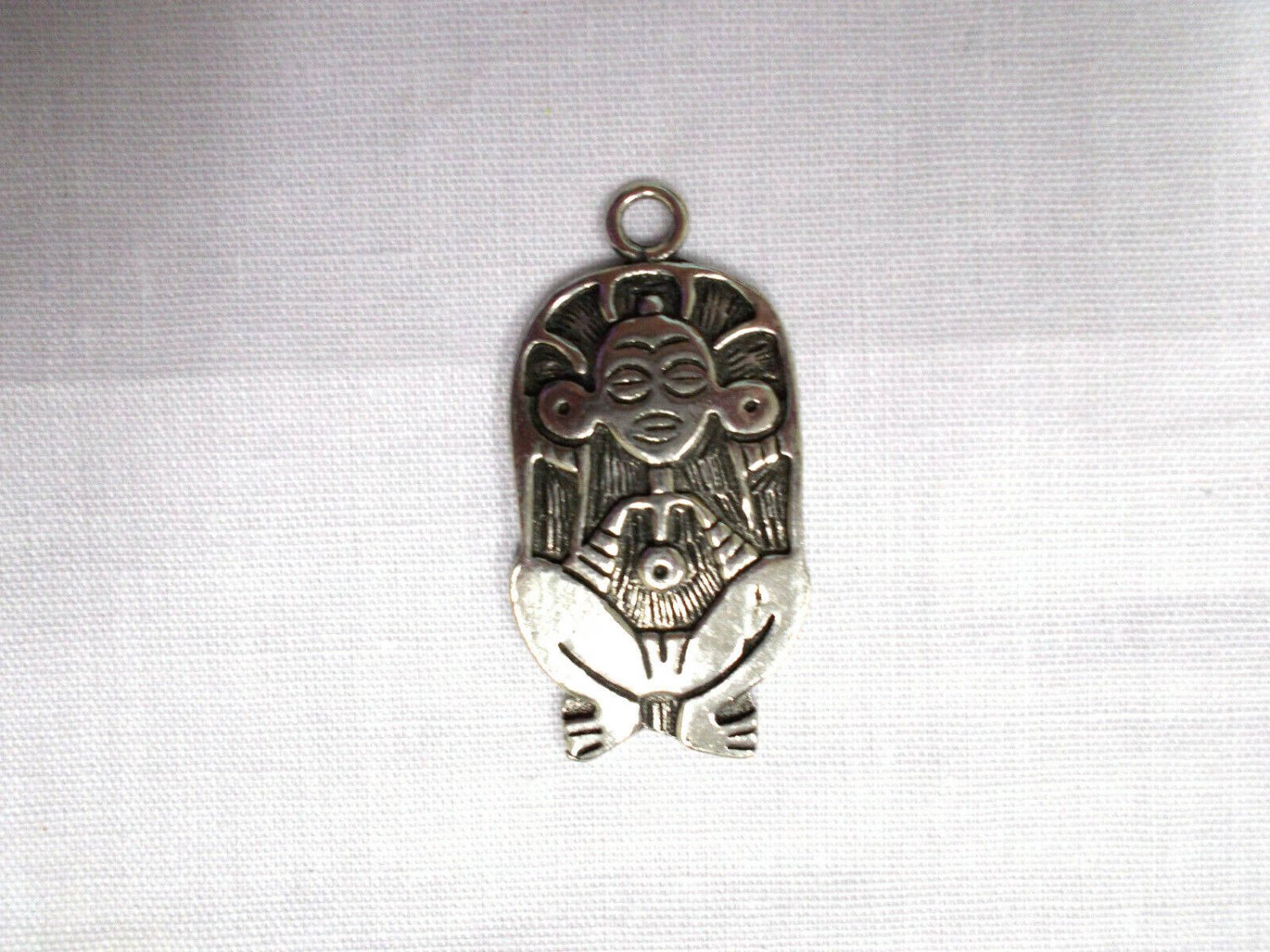 PUERTO RICO TAINO ATABEY GODDESS FERTILTY & FRESH WATER PEWTER PENDANT ...