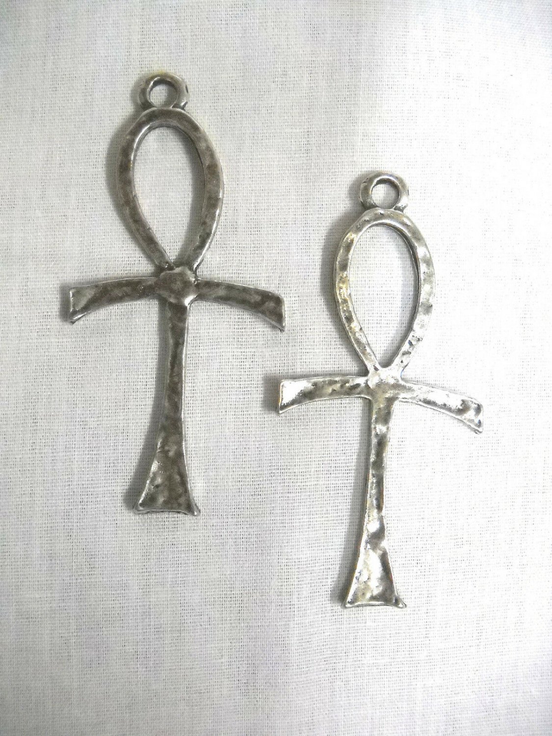 BIG ROCK TEXTURE EGYPTIAN ETERNAL LIFE SYMBOL ANHK FULL PENDANT ...