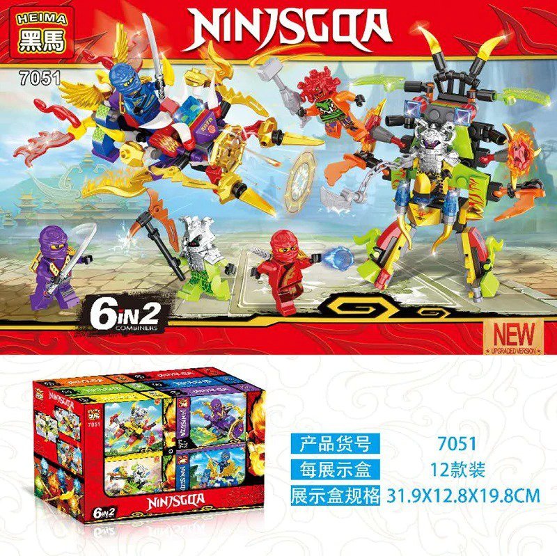 Ninjago Ninja Master Blocks Dragon Knight Buiding Blocks Action Figure ...