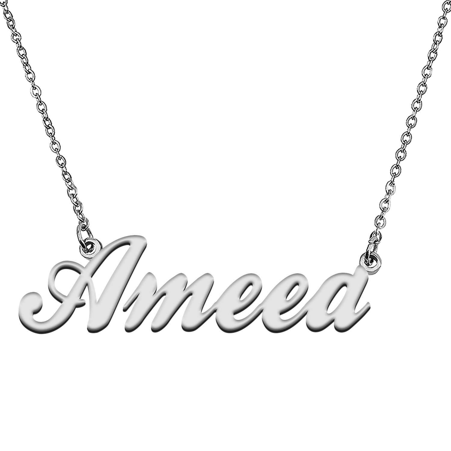 Custom Made Any Name Necklace Ameea Stainless Steel Jewelry for Mother