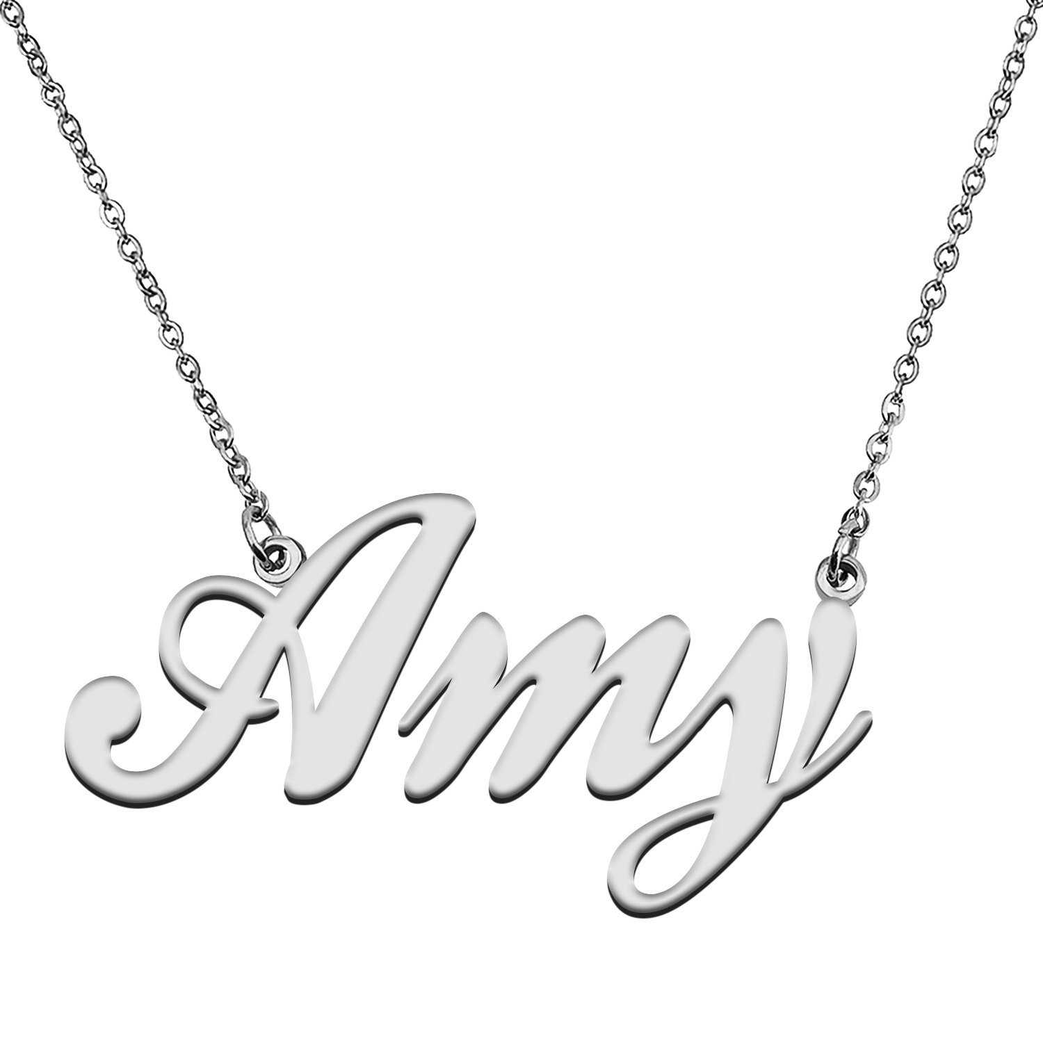 Custom Made Any Name Necklace Amy Stainless Steel Jewelry for Mother