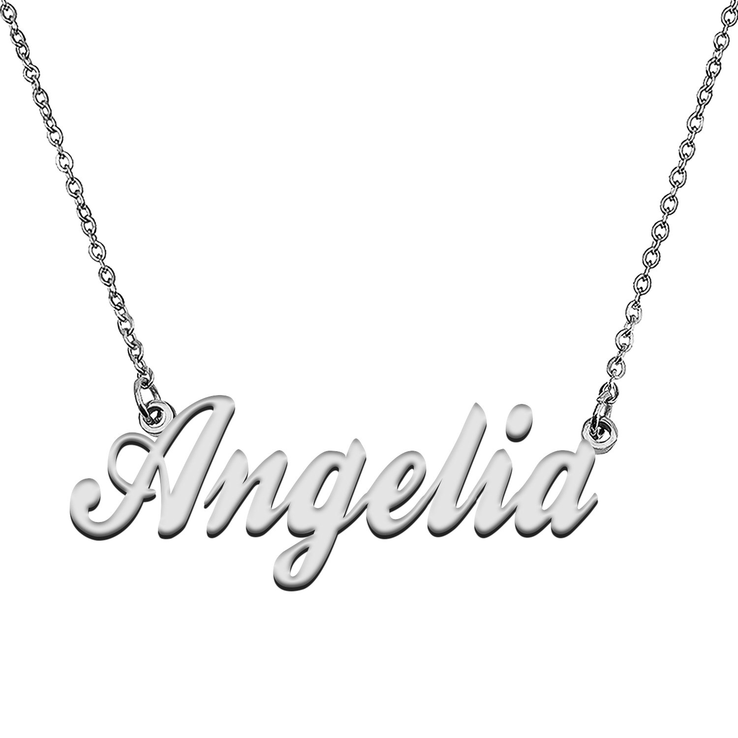 Custom Made Any Name Necklace Angelia Stainless Steel Jewelry for Mother
