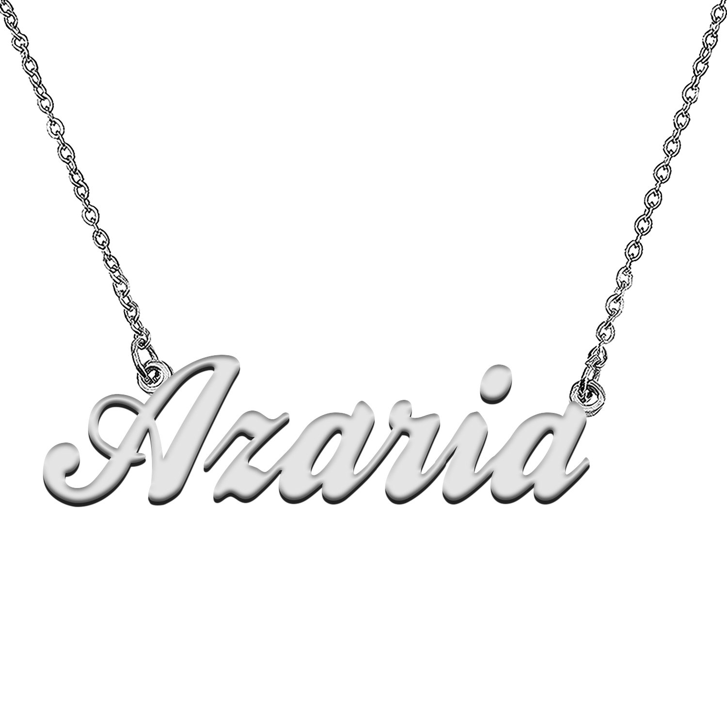 Custom Made Any Name Necklace Azaria Stainless Steel Jewelry for Mother