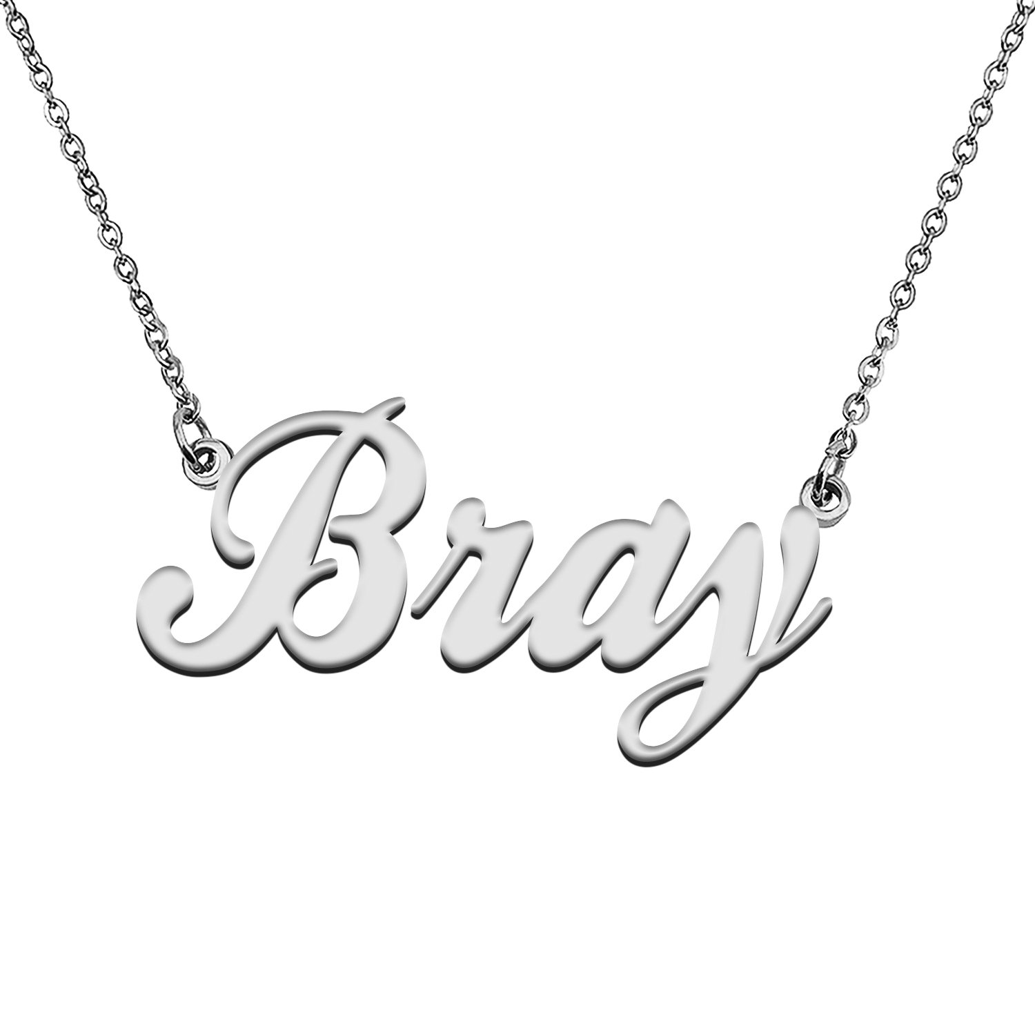 Custom Made Any Name Necklace Bray Stainless Steel Jewelry for Mother