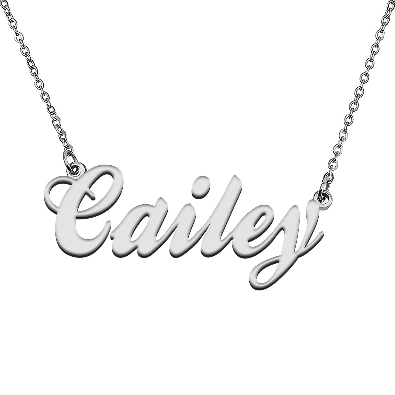 Custom Made Any Name Necklace Cailey Stainless Steel Jewelry for Mother