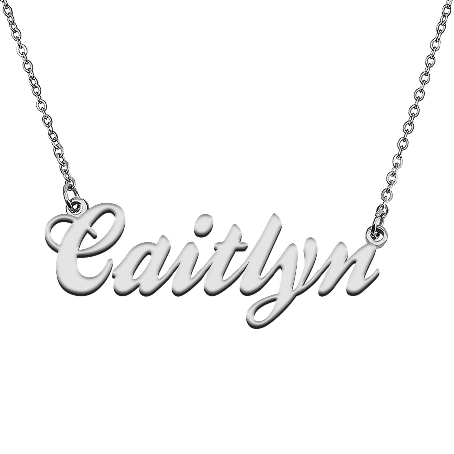 Custom Made Any Name Necklace Caitlyn Stainless Steel Jewelry for Mother