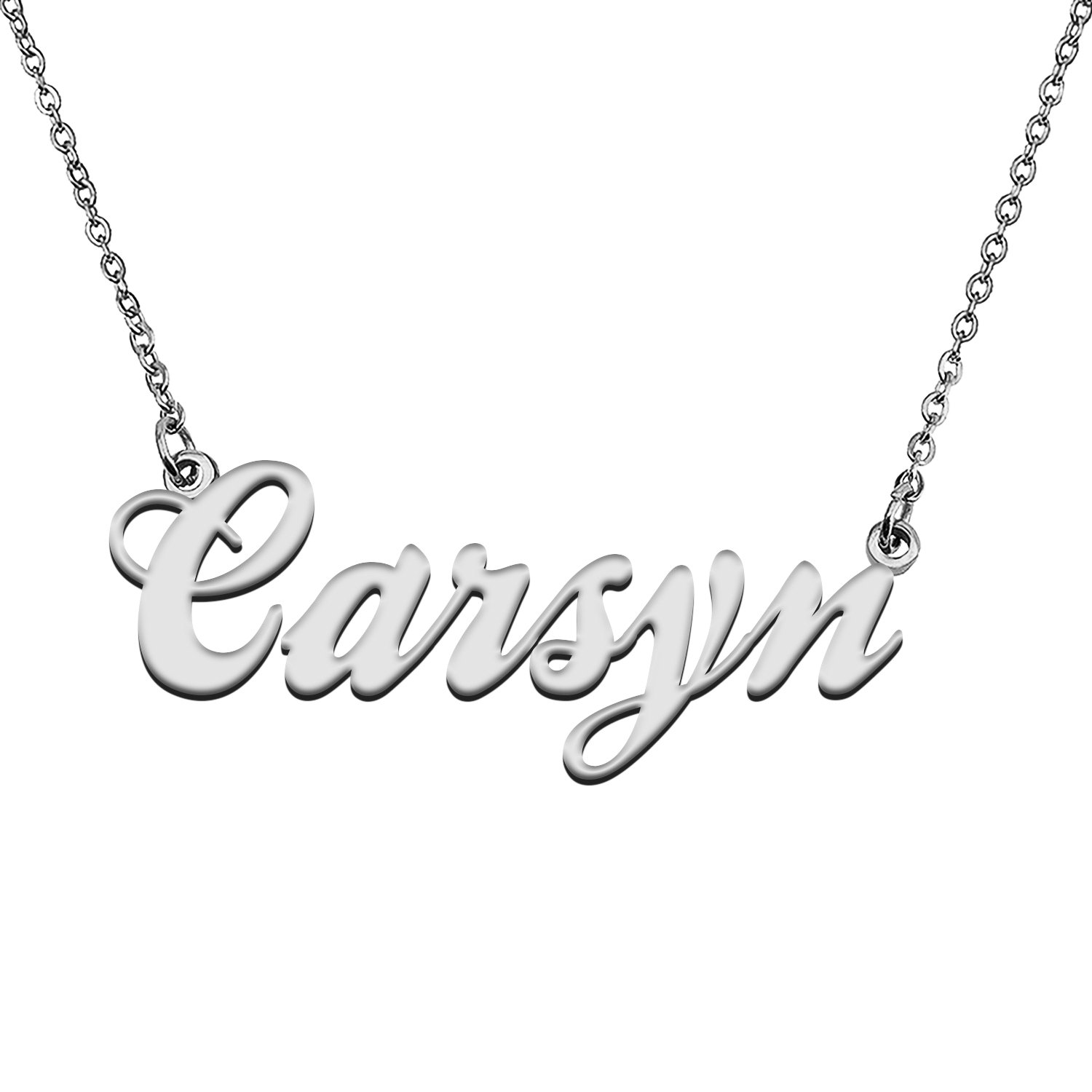 Custom Made Any Name Necklace Carsyn Stainless Steel Jewelry for Mother