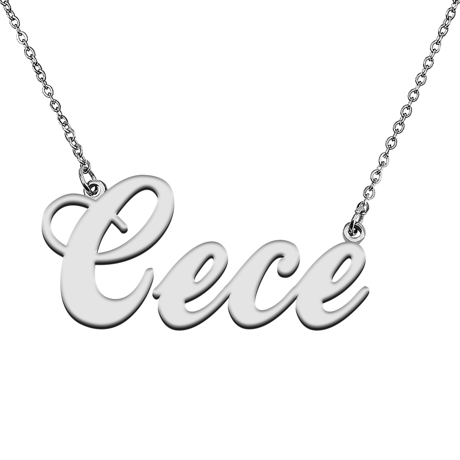 Custom Made Any Name Necklace Cece Stainless Steel Jewelry for Mother