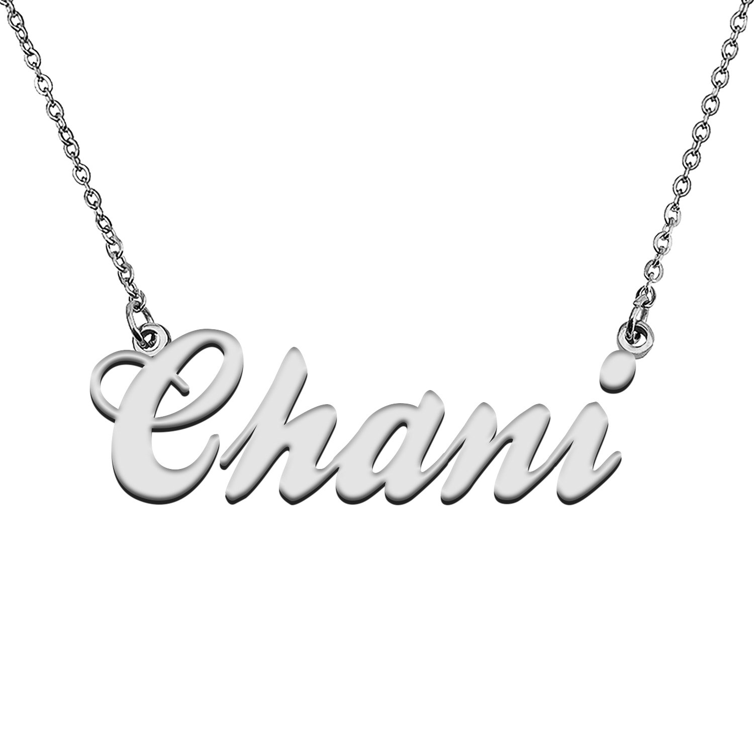 Custom Made Any Name Necklace Chani Stainless Steel Jewelry for Mother