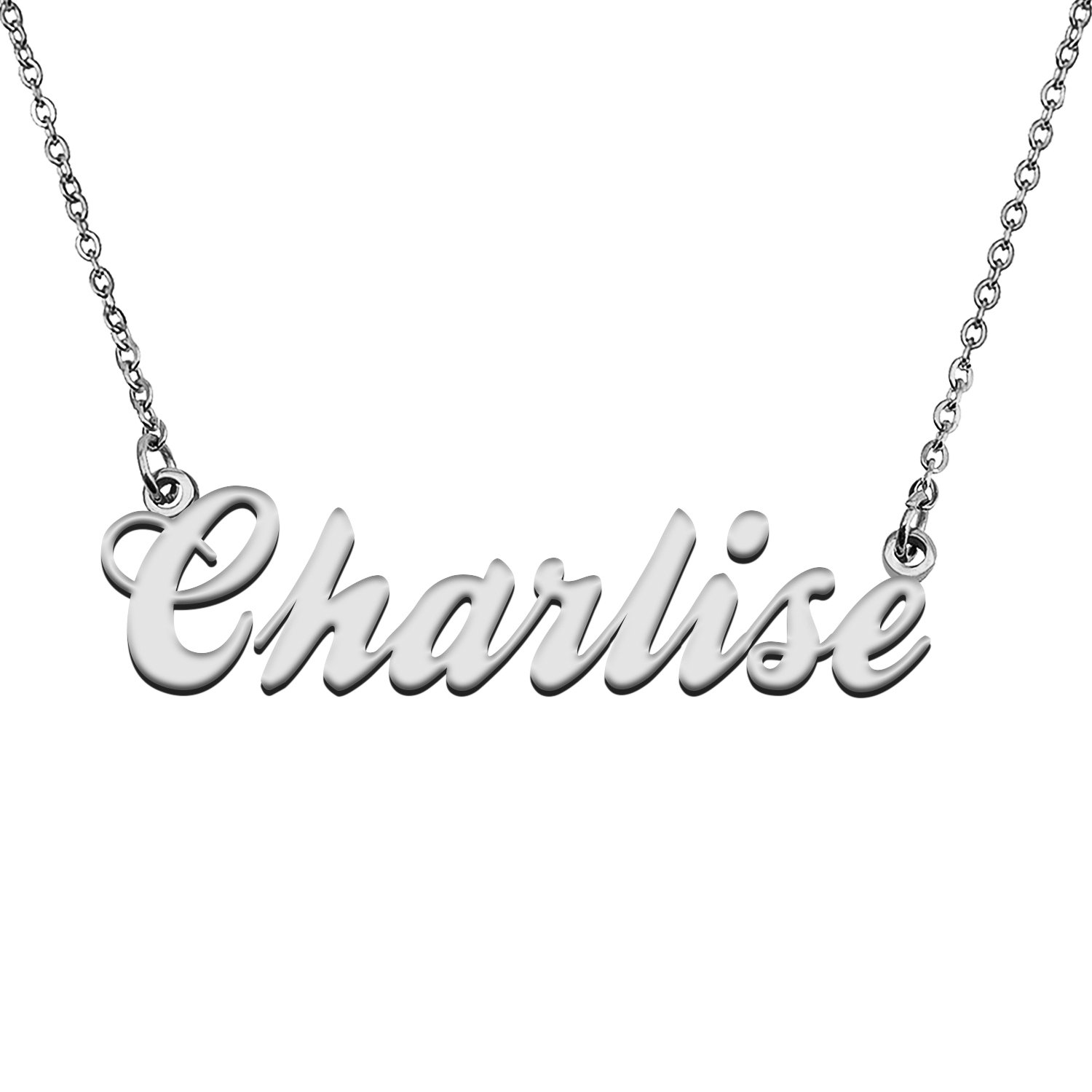 Custom Made Any Name Necklace Charlise Stainless Steel Jewelry for Mother