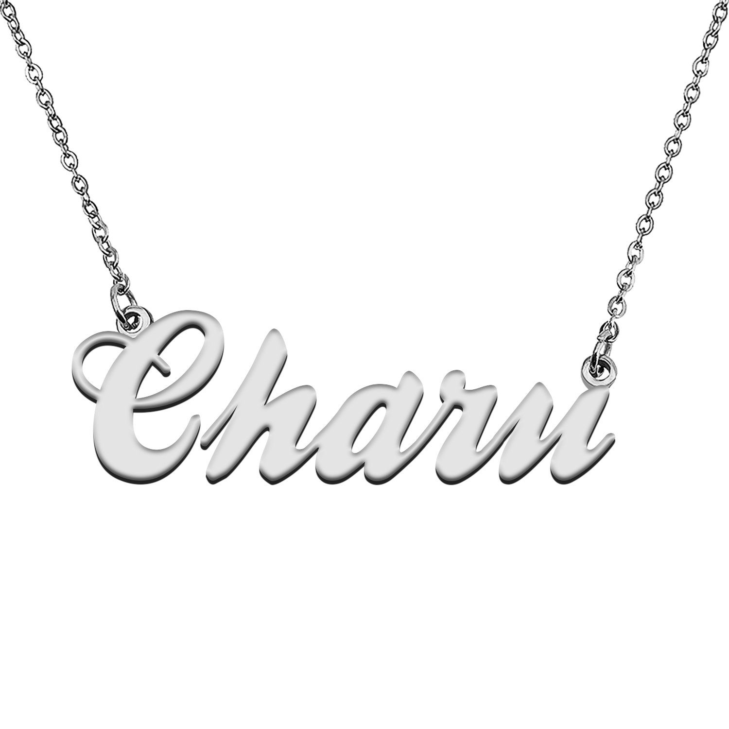 Custom Made Any Name Necklace Charu Stainless Steel Jewelry for Mother