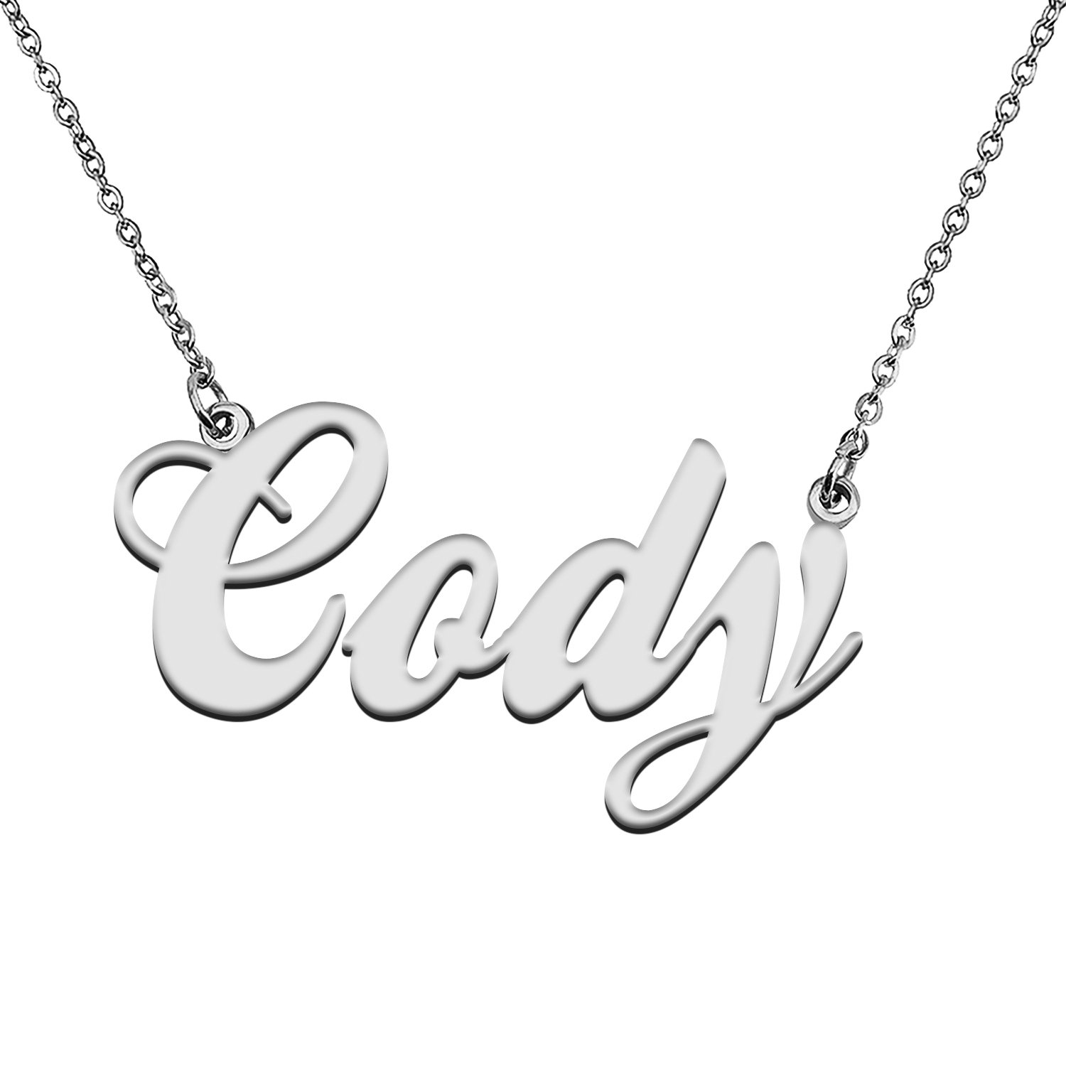 Custom Made Any Name Necklace Cody Stainless Steel Jewelry for Mother