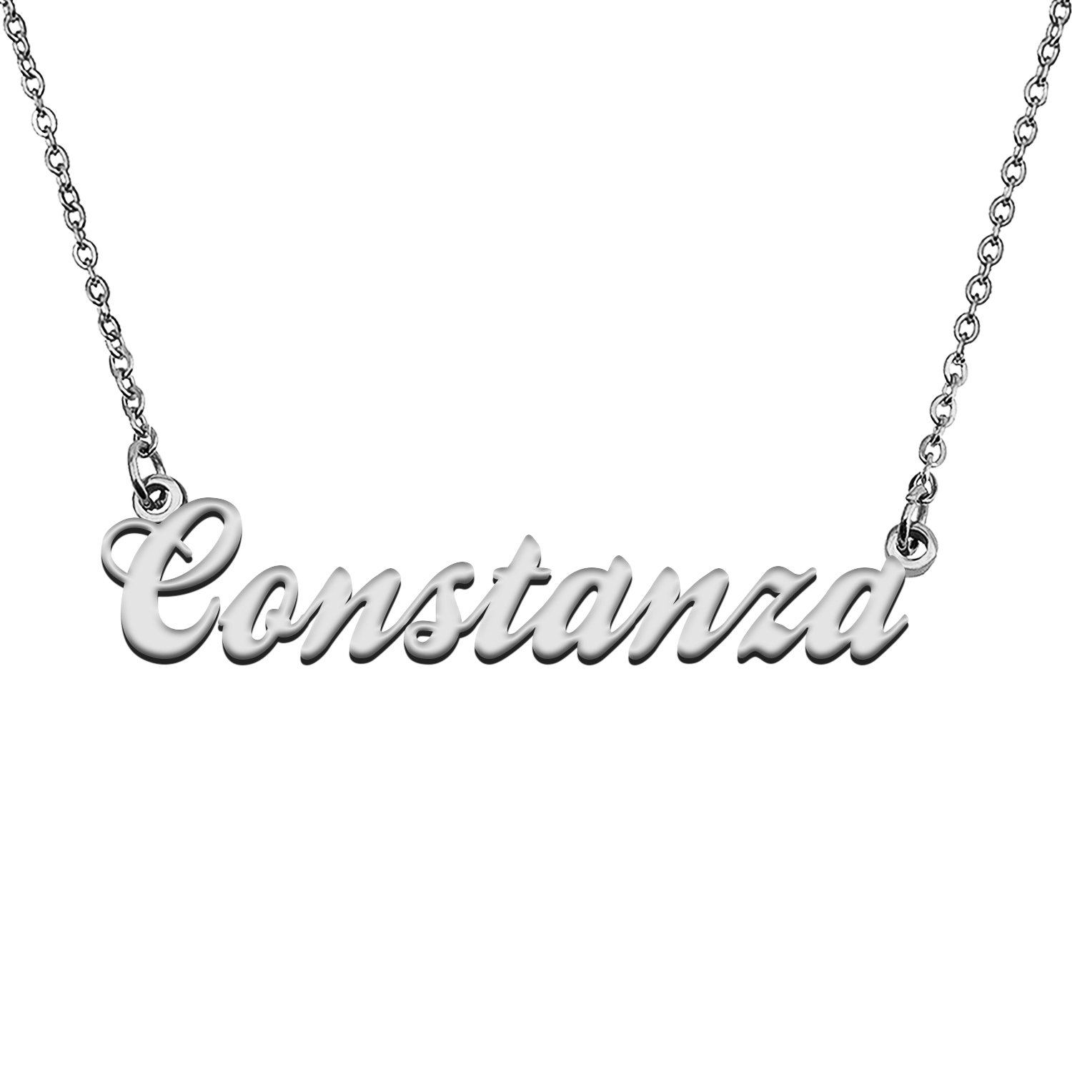 Custom Made Any Name Necklace Constanza Stainless Steel Jewelry for Mother