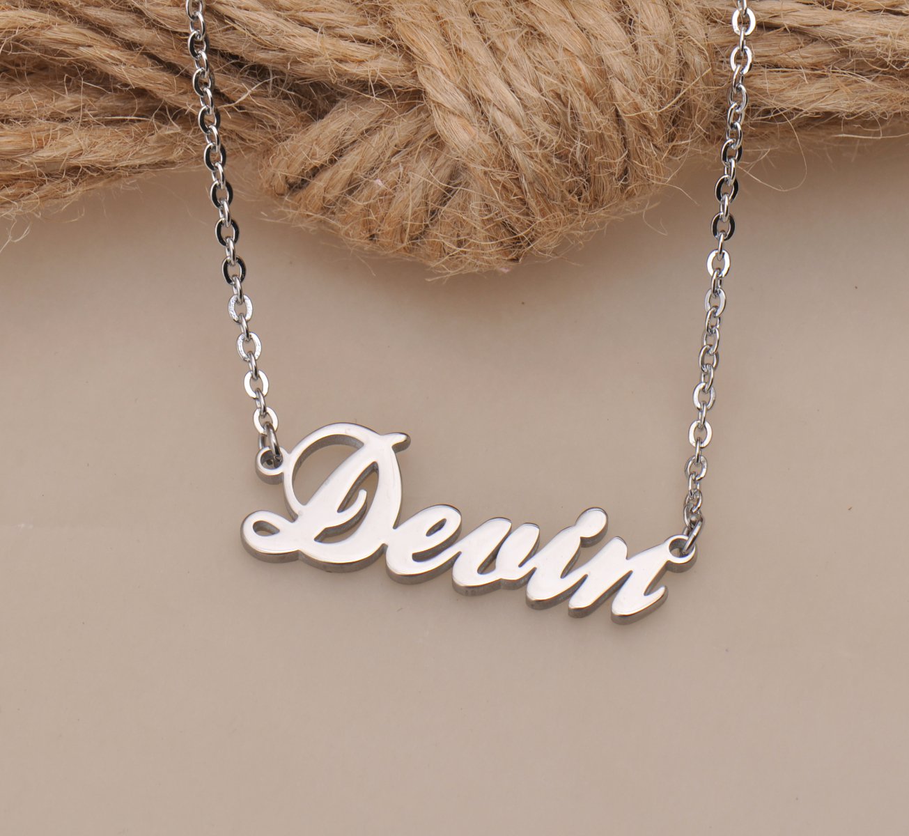 Personalized Stainless Steel Name Necklace Jewelry For Womens Khloe