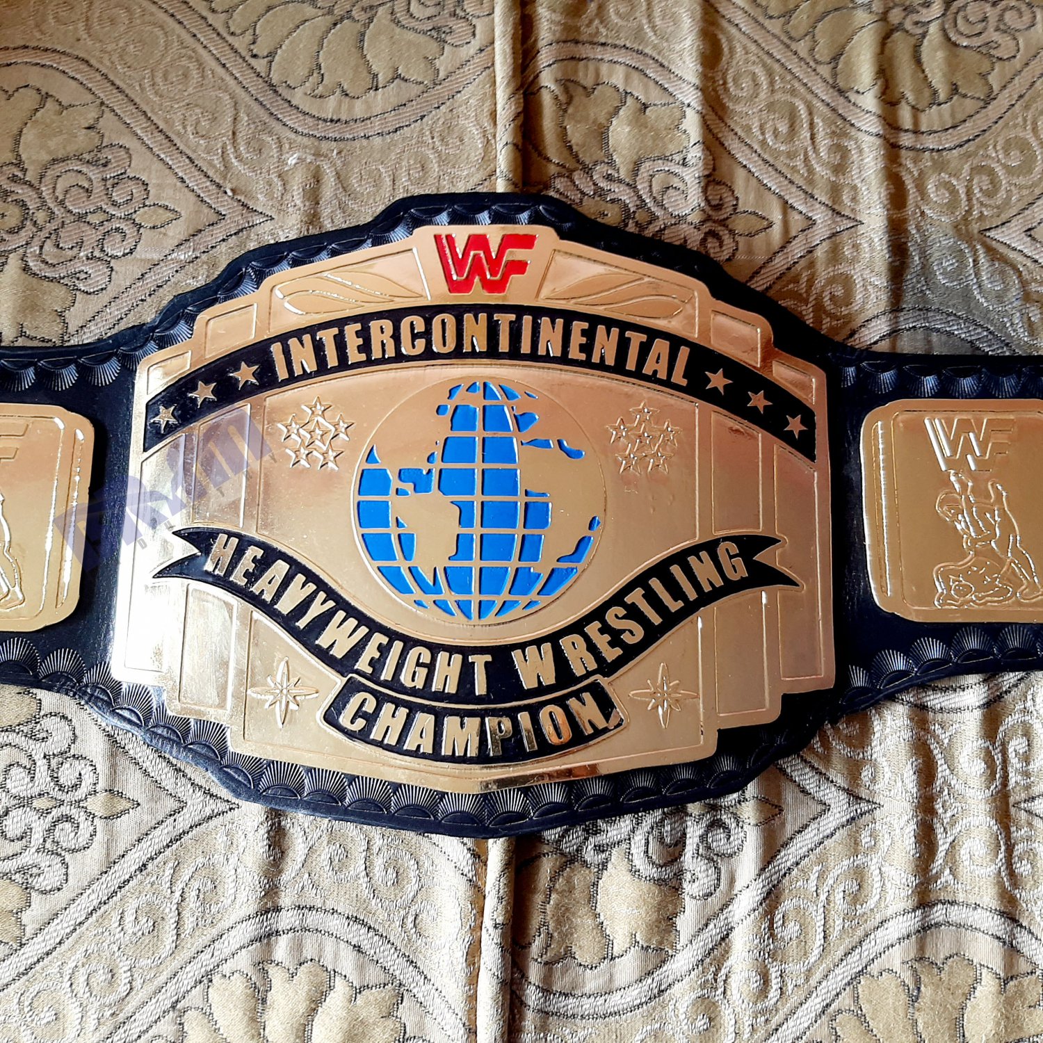 WF INTERCONTINENTAL WORLD WRESTLING CHAMPIONSHIP BELT (2mm brass)