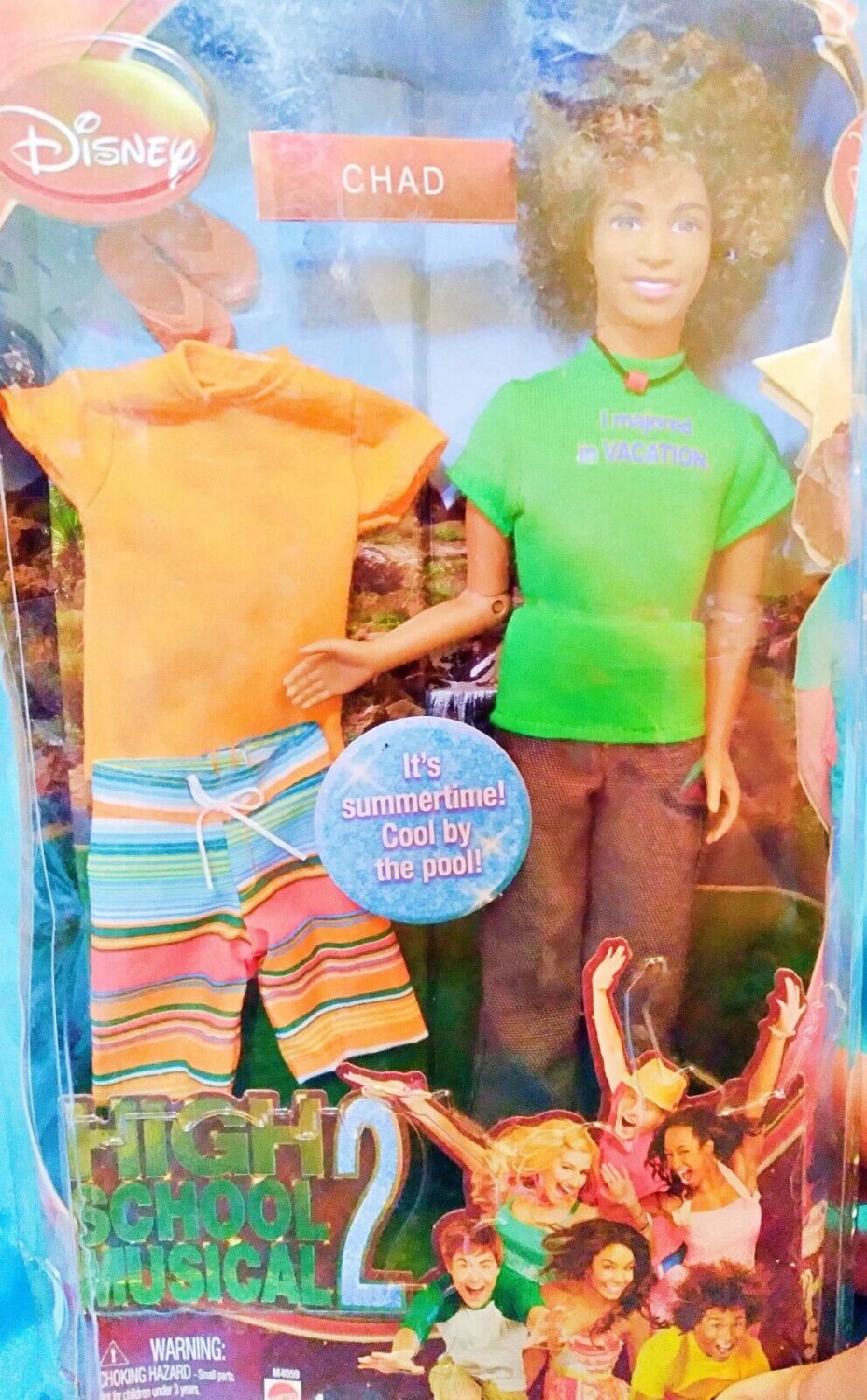 HIGH SCHOOL MUSICAL 2 - CHAD Disney Doll Buddy Corbin Bleu Summer 2007 ...