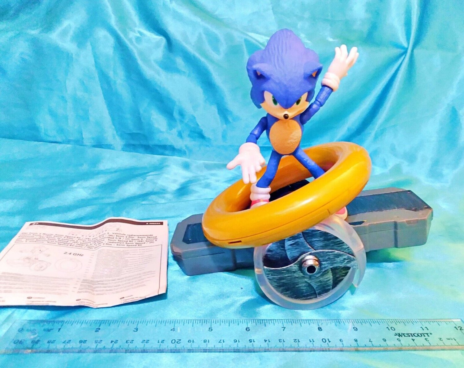 Sonic the Hedgehog Sonic 2 Movie Sonic Speed RC Vehicle With Ring ...