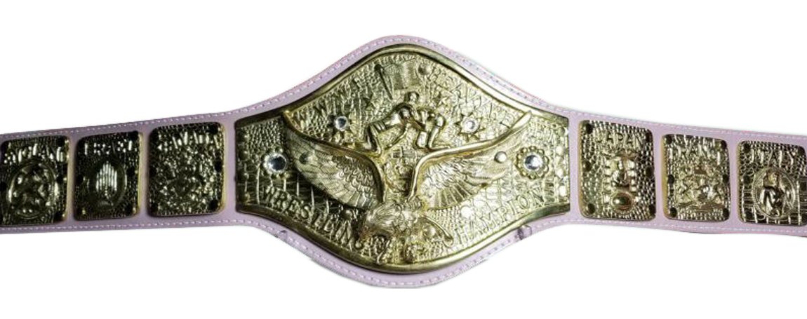 WWWF / WWF Backlund Championship Title Wrestling Belt Bob Adult size 3D ...