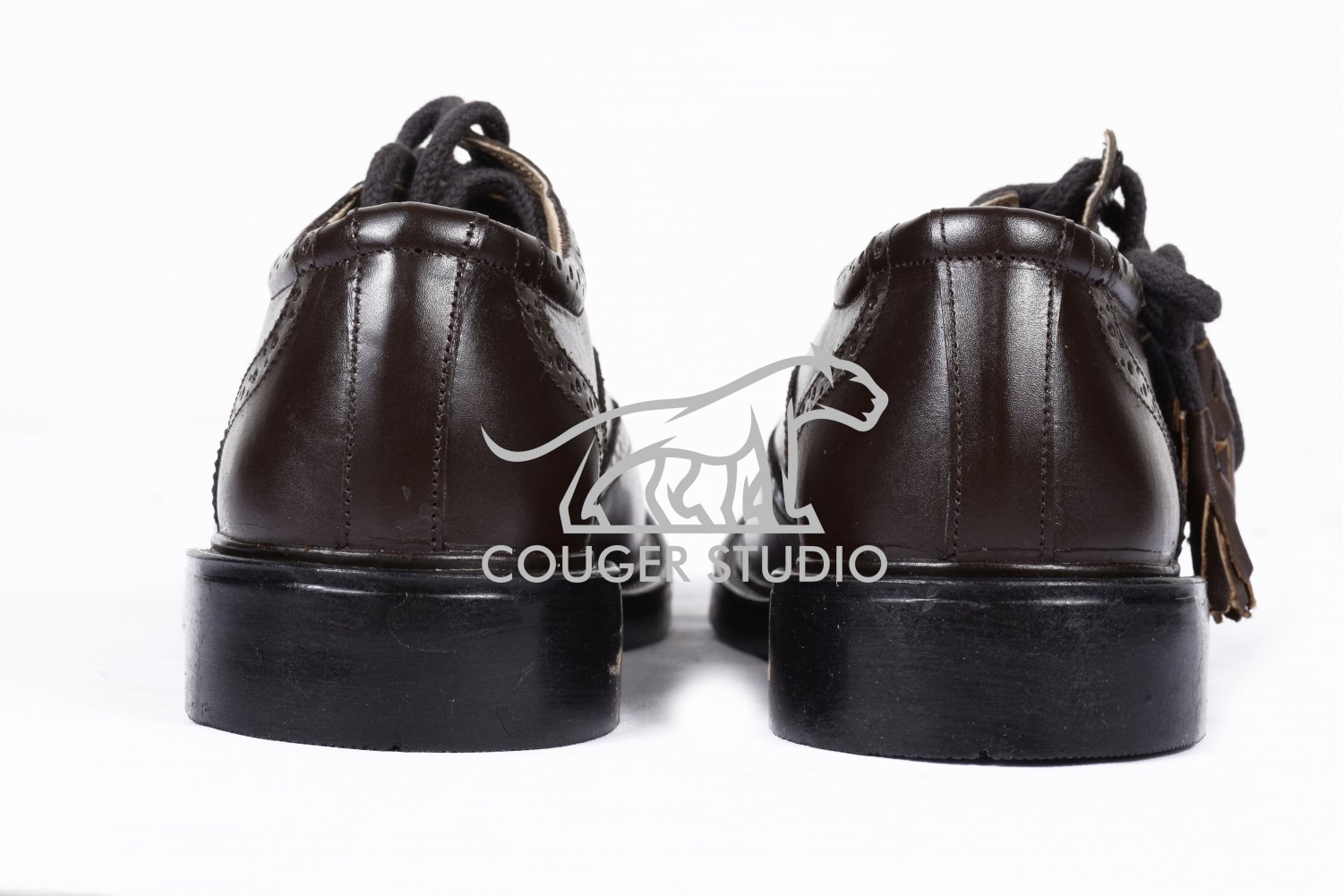 Scottish Brown Ghillie Brogue KILT Boots - 100% Genuine Leather KILT Shoes Size 10