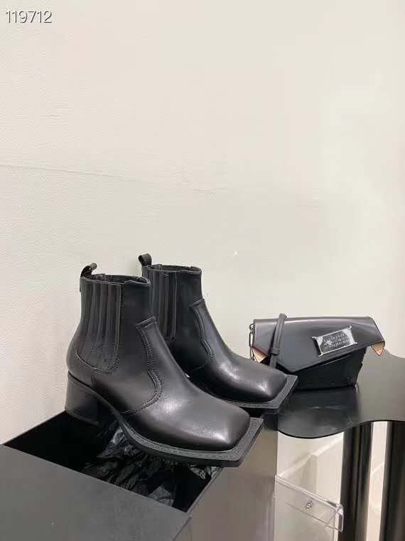 Women Shoes Ninamounah Boots Black Genuine Leather Fashion Boots