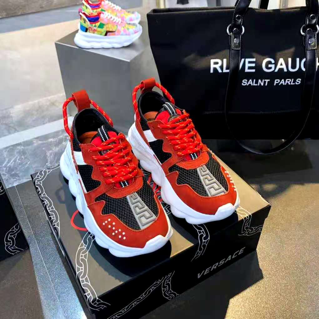 Women's Shoes Chain Reaction Sneakers Mesh Red