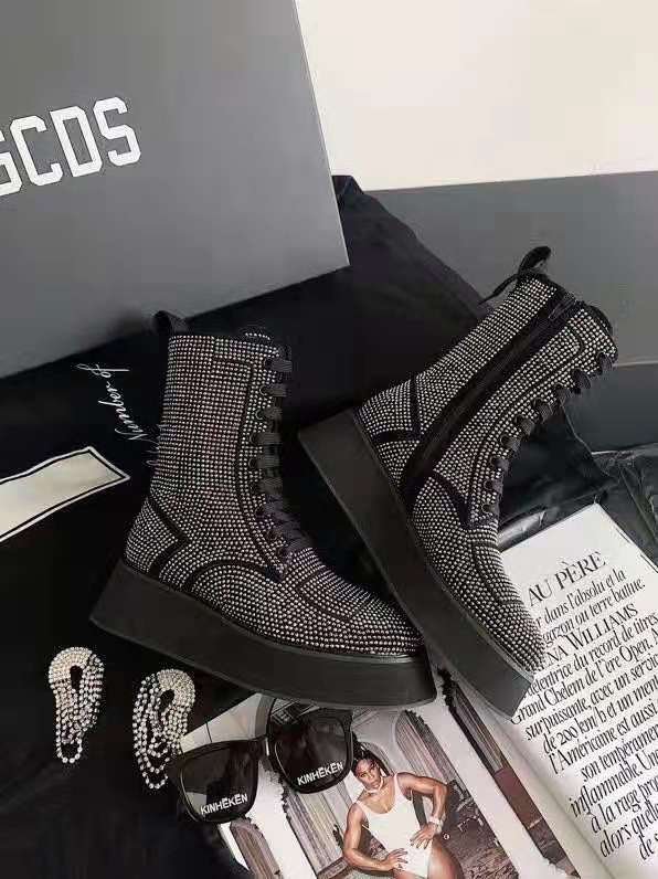 Women's Shoes Gcds Boots Foaming Sole Diamonds Boots