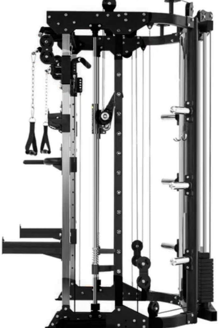 Smith Machine All-in-one Home Gym - DELUXE - BLACK