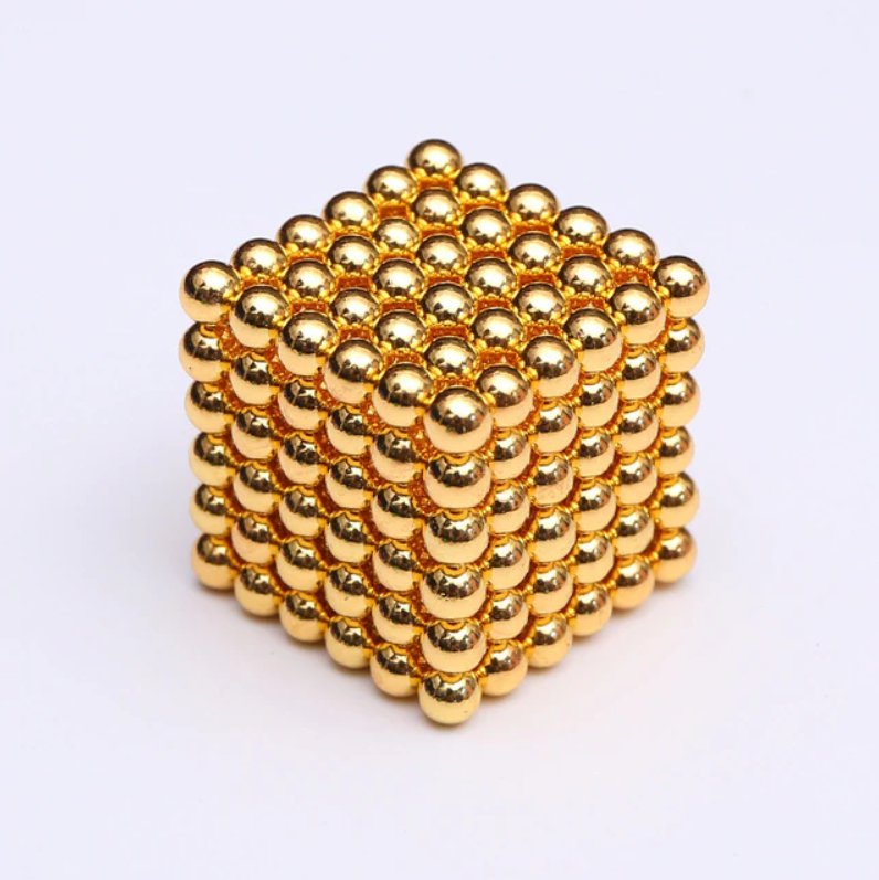 216 SUPER STRONG Neodymium Magnetic Balls 6x6x6 Cubes Colorful Anti Stress