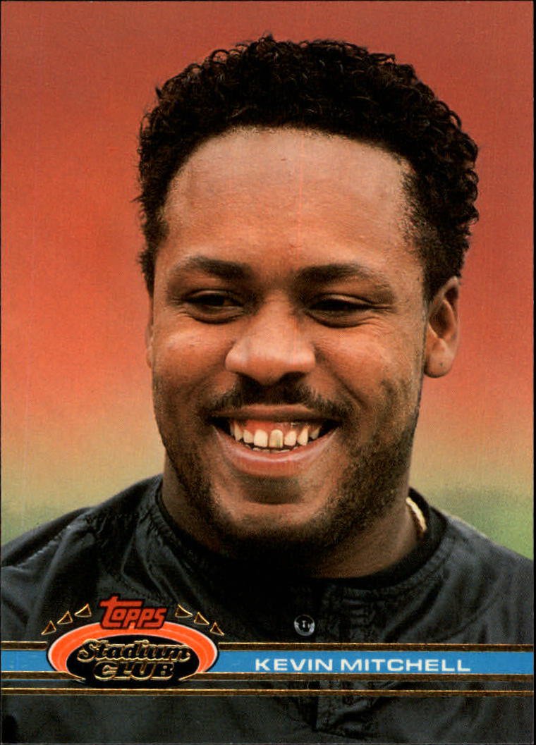 1991 Stadium Club 250 Kevin Mitchell