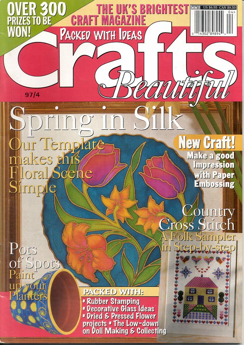 CRAFTS BEAUTIFUL MAGAZINE 97/04 - APRIL 1997 BACK ISSUE MINT NEW OLD STOCK