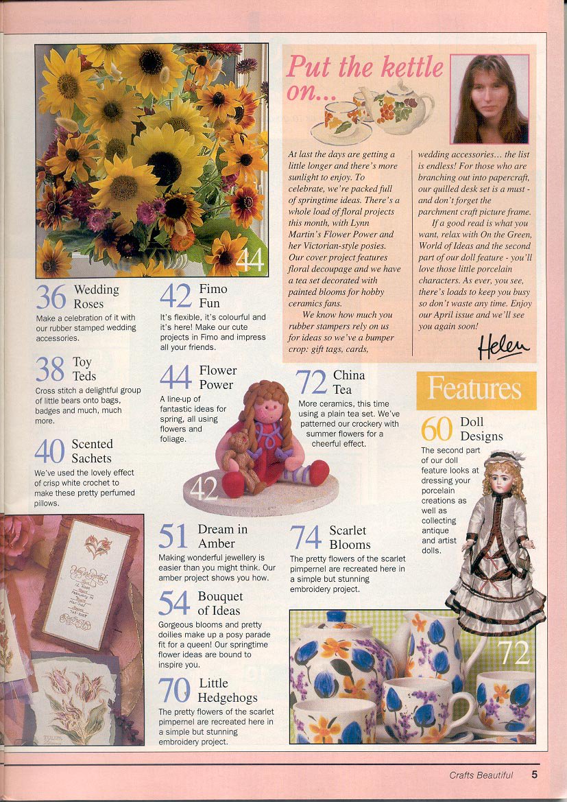 CRAFTS BEAUTIFUL MAGAZINE 97/05 - MAY 1997 BACK ISSUE MINT NEW OLD STOCK