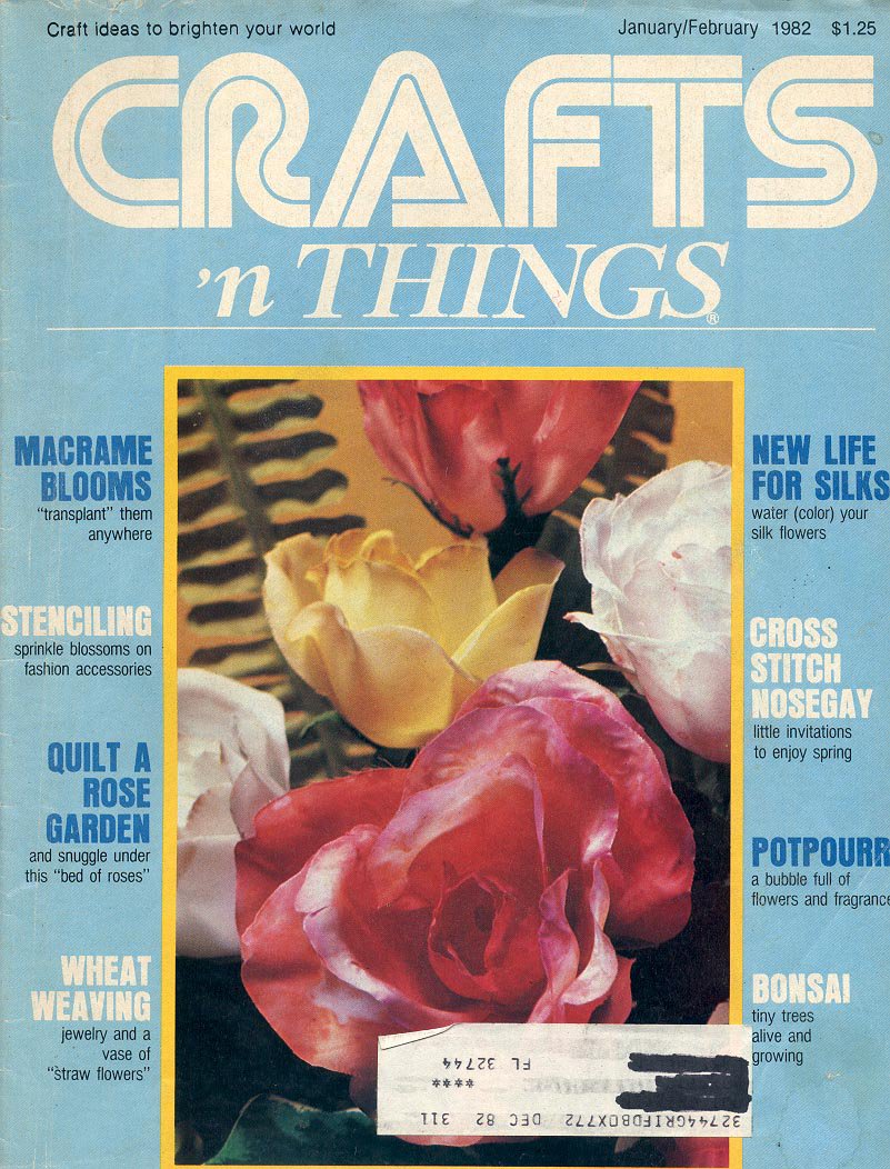 CRAFTS N THINGS BACK ISSUE MAGAZINE JANUARY - FEBRUARY 1982 GOOD CONDITION
