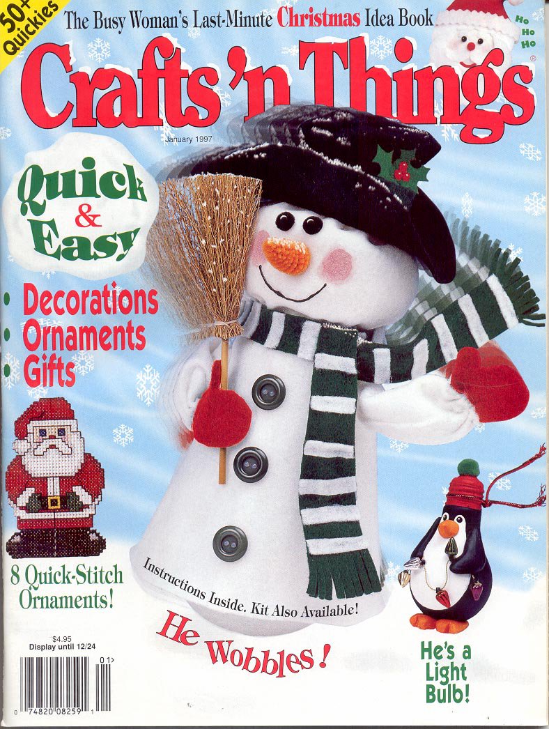 CRAFTS N THINGS BACK ISSUE MAGAZINE JANUARY 1997 NOS NEAR MINT