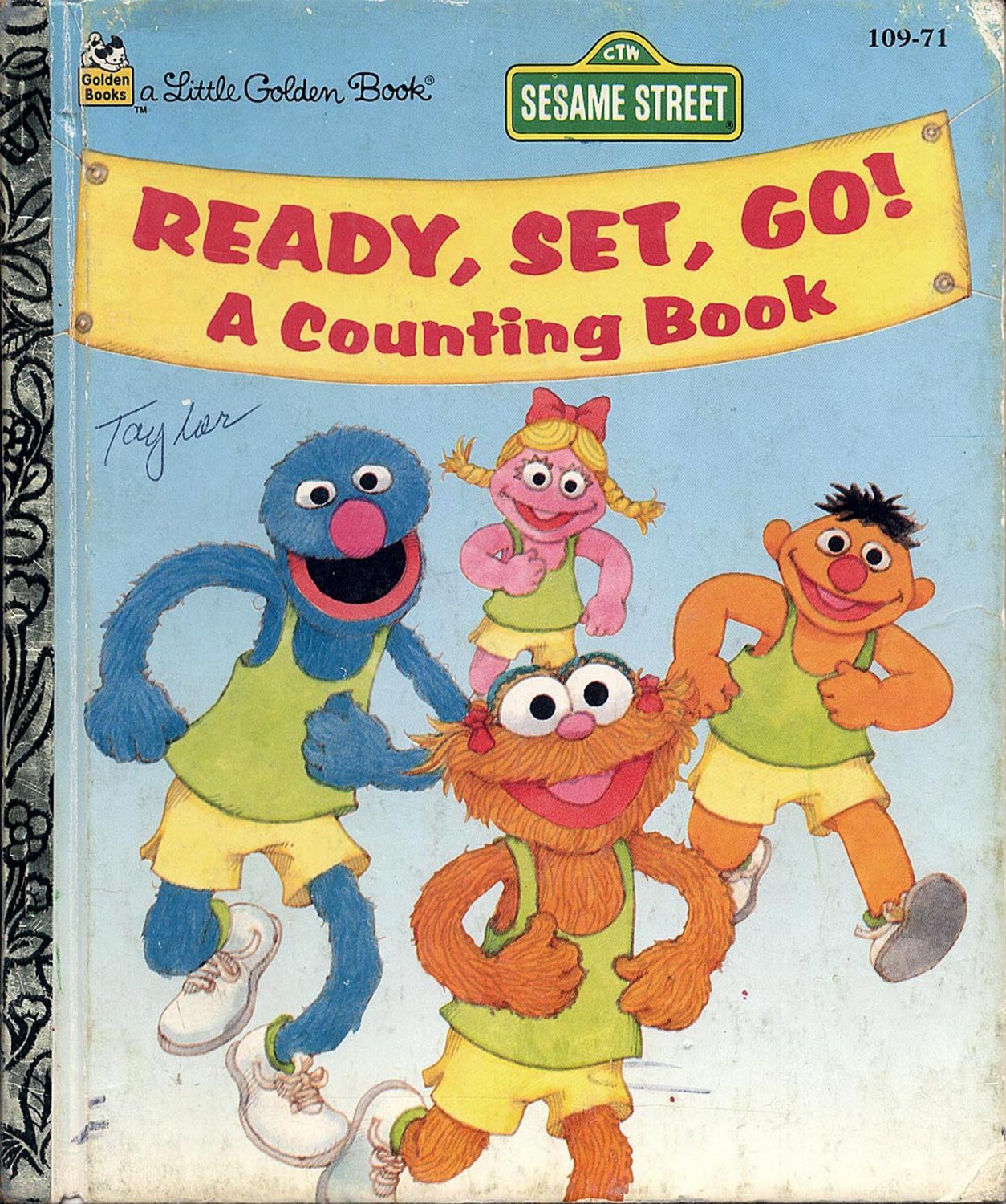 A LITTLE GOLDEN BOOK - SESAME STREET- READY SET GO CHILDRENS HARDBACK ...