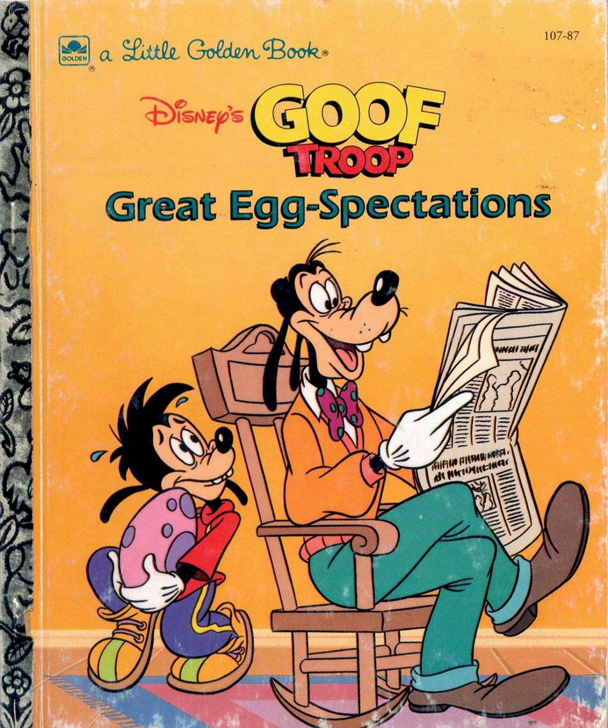 A LITTLE GOLDEN BOOK-DISNEYs GOOF TROOP GREAT EGG-SPECTATIONS #107-87 ...