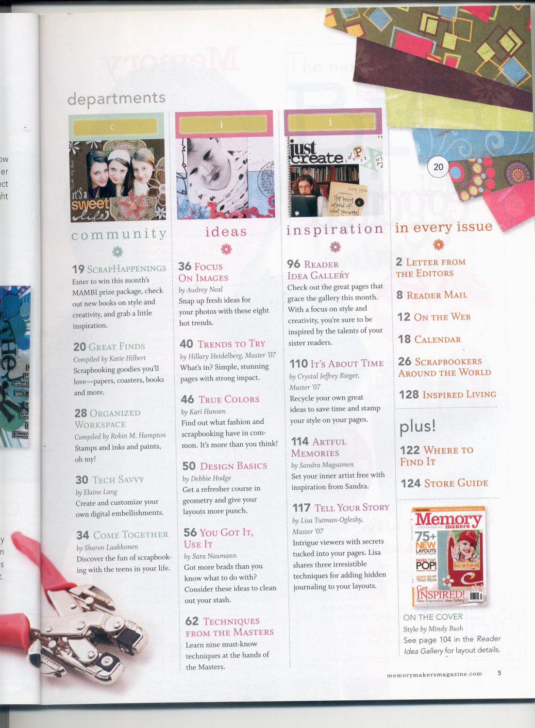 MEMORY MAKERS SCRAPBOOKING CRAFT MAGAZINE APRIL 2007 MINT