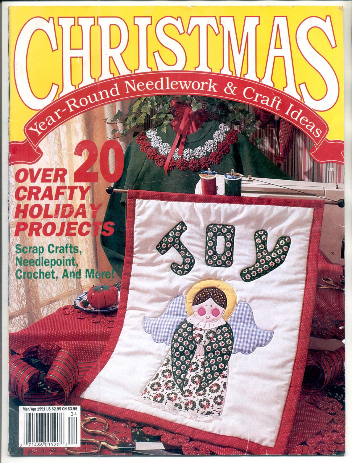 CHRISTMAS YEAR-ROUND NEEDLEWORK & CRAFT IDEAS BACK ISSUE MAGAZINE MARCH ...