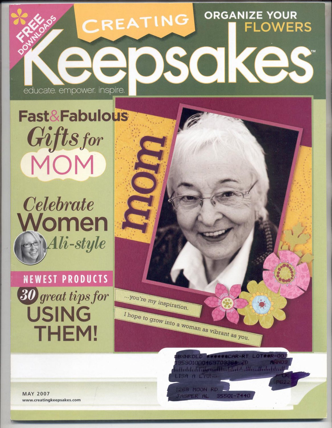 CREATING KEEPSAKES SCRAPBOOKING CRAFT MAGAZINE MAY 2007 NMINT CREATING KEEPSAKES SCRAPBOOKING CRAFT MAGAZINE MAY 2007 NMINT